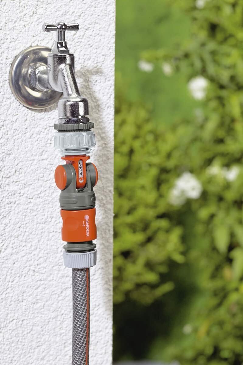 GARDENA Angled Tap Connector Connector for 26.5 mm G34 Inch taps with ...