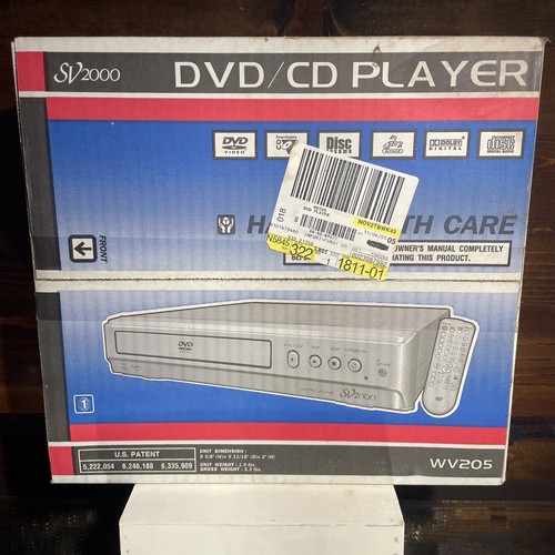 Funai SV2000 DVD/CD Player Model: WV205 New Factory Sealed | eBay