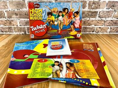 Disney High School Musical 2 Twister Moves Game Milton Bradley Complete ...
