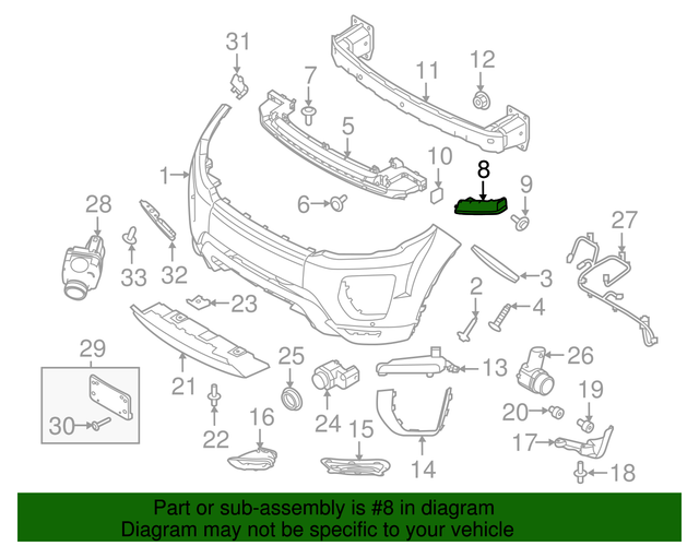 Land Rover LR036189 Genuine OEM Side Bracket for sale online | eBay