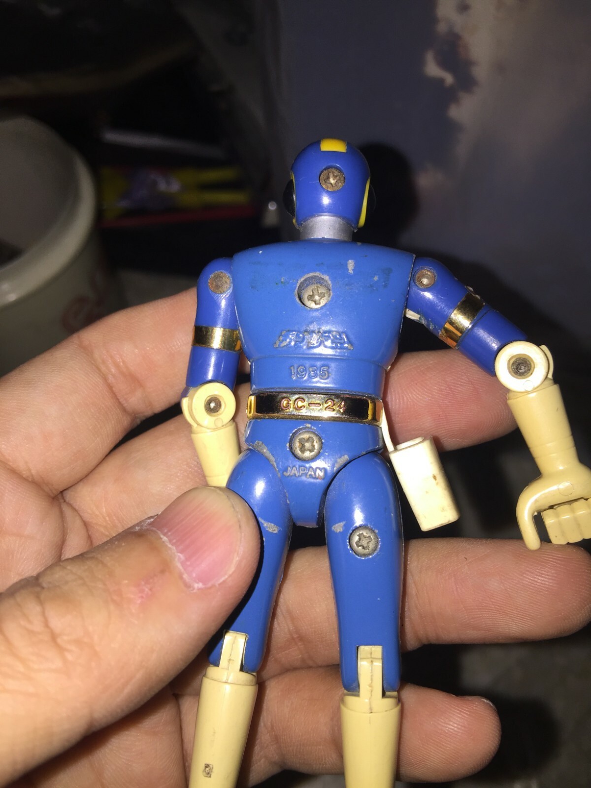 Dengeki Sentai Changeman Change Pegasus Blue Bandai Gc-24 Metal mixed ...