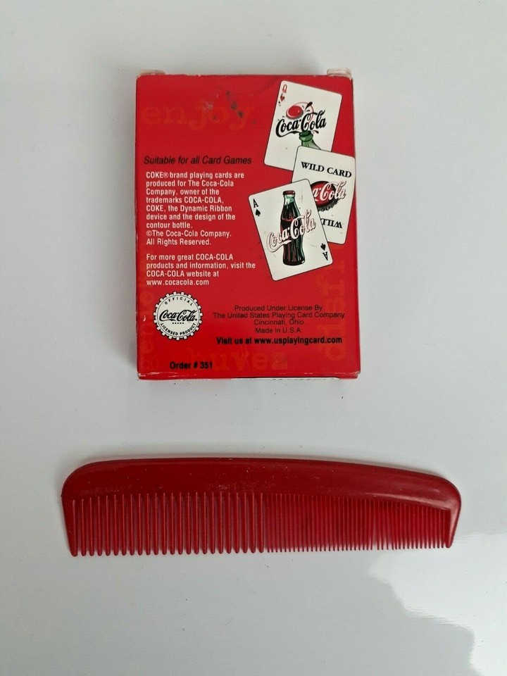 LOT VINTAGE COCA COLA PLAYING CARD COMB | eBay