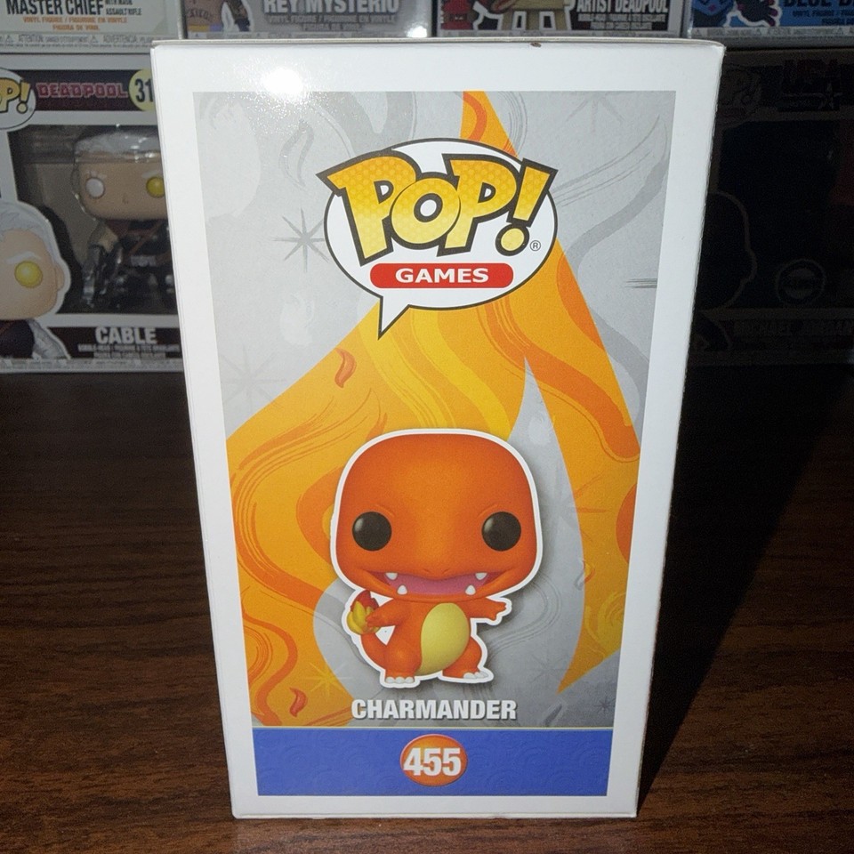 Funko Pop! Pokemon Charmander #455 Metallic SDCC Comic Con Exclusive ...