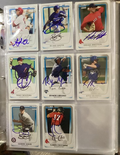 2011 BOWMAN PROSPECTS SIGNED AUTOGRAPHED ROOKIE BASEBALL CARDS | eBay