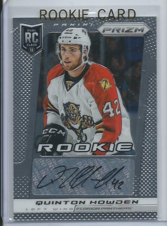 2013-14 Panini Prizm Quinton Howden Auto Rookie Card RC #A-QH Mint | eBay