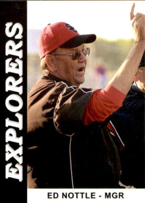 2007 Sioux City Explorers Team Issue #16 Ed Nottle Evansville indiana ...