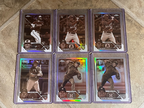 2023 Topps Chrome Baseball Sepia Refractor Rookie Lot (x6) | eBay