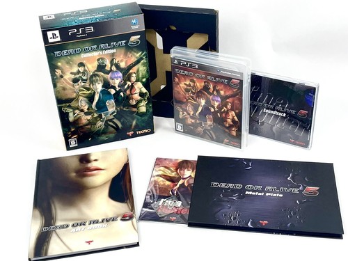 PS3 Dead or Alive 5 Collectors Edition Postcard Metal Plate PlayStation ...