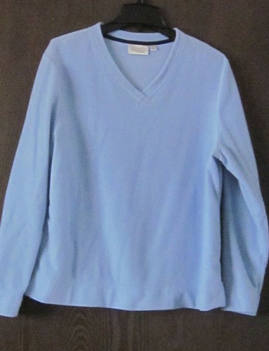 WOMENS MISSES STUDIO WORKS SHIRT SIZE LARGE COLOR LIGHT BLUE LONG ...
