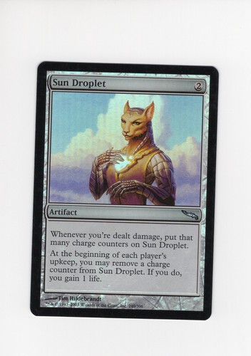 Sun Droplet Mirrodin FOIL NM- very light clouding MTG Magic the ...