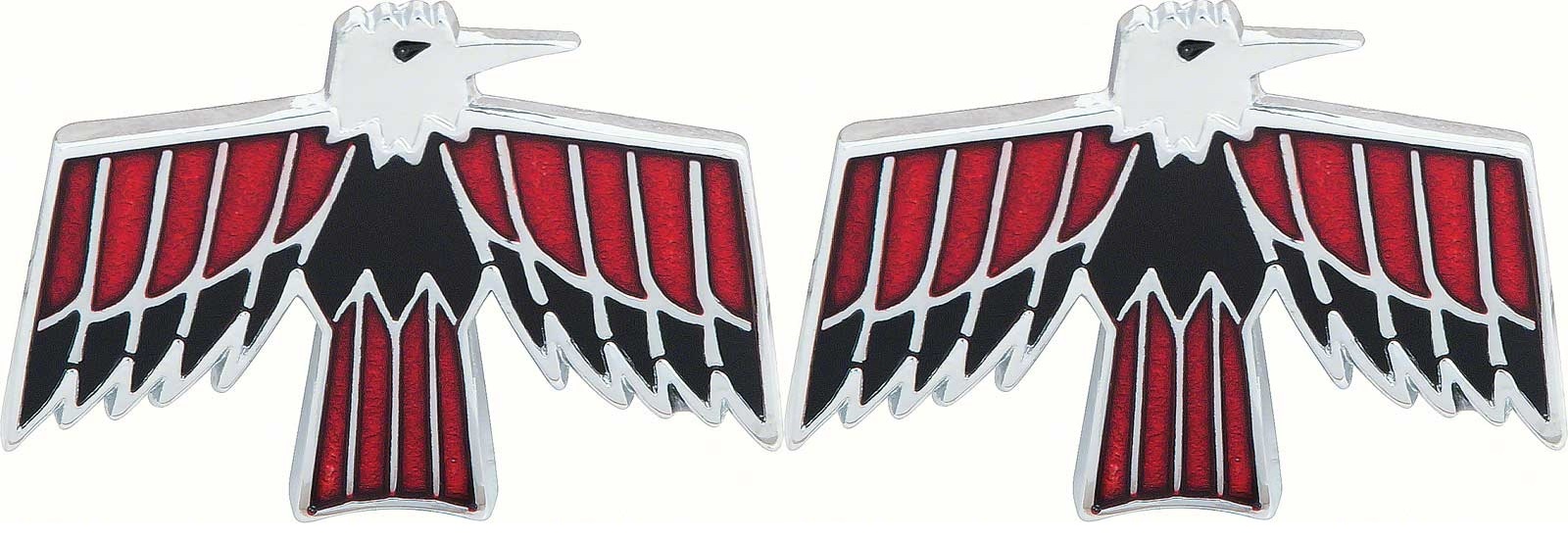 1967-68 FIREBIRD FENDER EMBLEM SET - BIRD LOGO - GM LICENSED & USA MADE ...