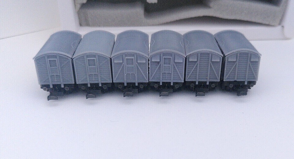 N Gauge GWR 16ft Box Van Wagon 6 Pack | eBay UK