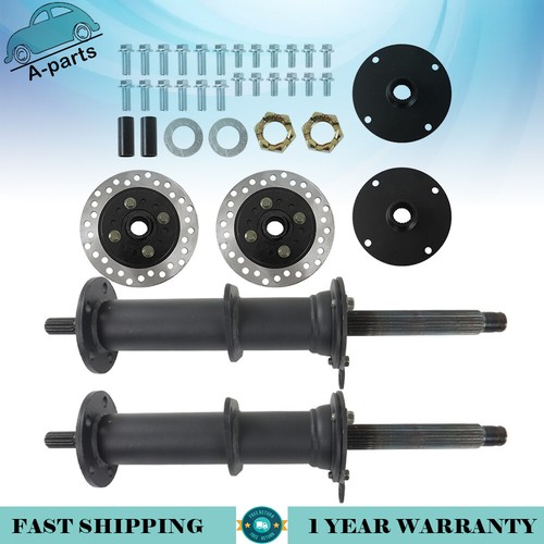 40 Inch Rear Axle Kit with 4 Stud Hub Fit For 7 Inch & 8 Inch wheels | eBay