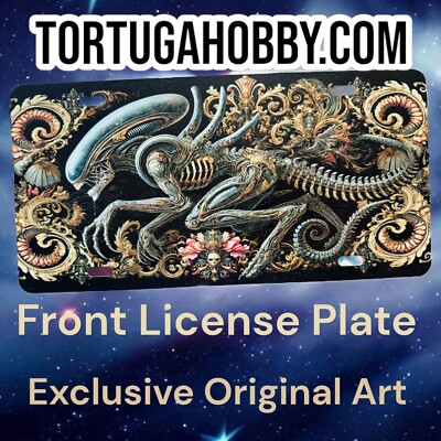 Xenomorph - Exclusive - Aluminum Front License / Vanity Plate For ...