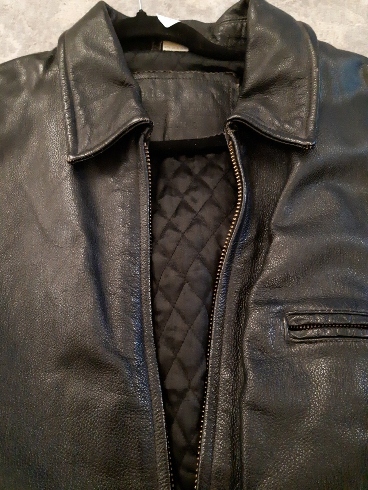 Union River Mens Leather JacKet. Used - Gem