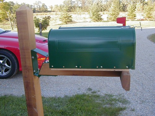 Swing Pivoting, moveable, gravity self centering mailbox hinge, pivots ...