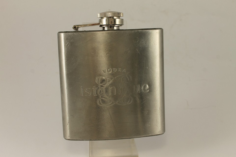 Vintage VODKA ISTANBLUE Turkish Hip Flask 6 Oz | eBay