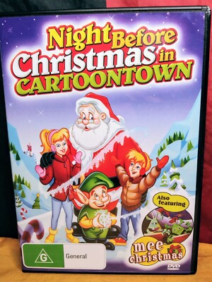 Night Before Christmas in Cartoontown + Mee Christmas (DVD, R4) | eBay