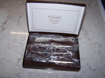 Godinger 5 pc Butter Knife/Spreadables Vintage Silverplate Knives ...