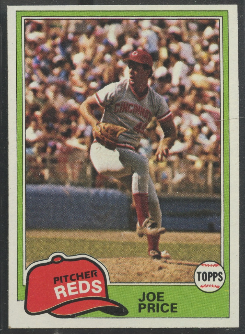 1981 Topps #258 Joe Price Cincinnati Reds | eBay