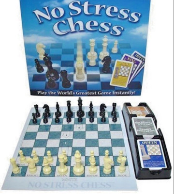 No Stress Chess Game Fast Way to Learn to Play 2 Sided Board Complete ...