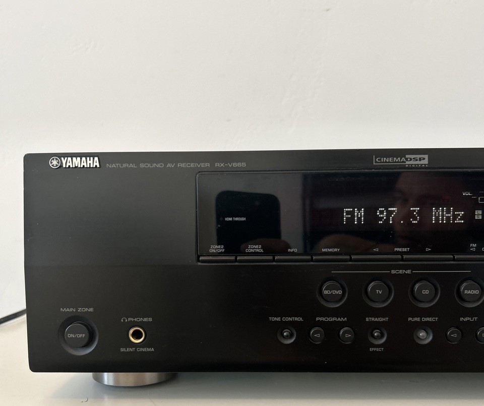 Yamaha RX-V665 7.2 Channel Surround Sound Home Theater Receiver w/ HDMI ...