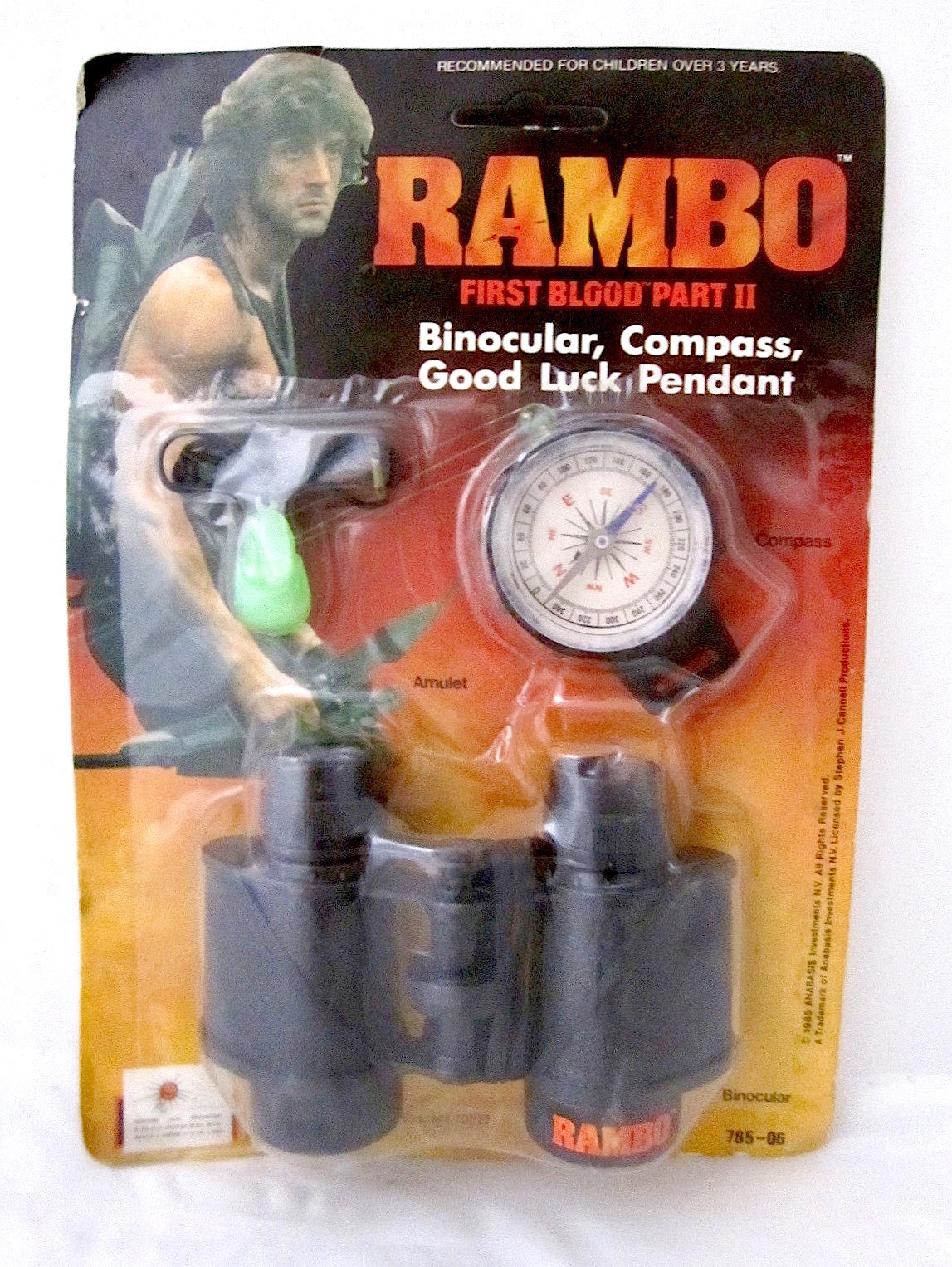 VINTAGE LARGO TOYS 1985 RAMBO FIRST BLOOD PART II SURVIVAL SET ...