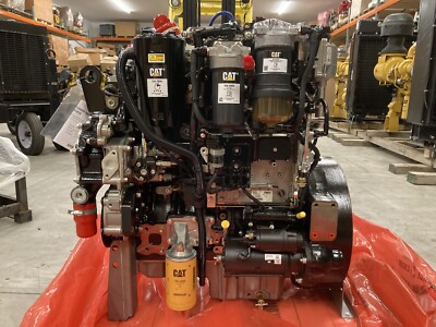 New 2019 CAT C4.4 Diesel Engine + DOC Filter, 92.6kw @ 2200rpm, 124hp ...