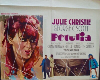 PETULIA Belgian movie poster JULIE CHRISTIE GEORGE C. SCOTT RAY ...
