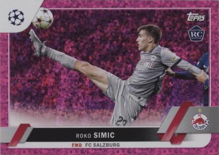 2022-23 Topps UEFA Club Competitions - Roko Simic #121 Pink Sparkle ...
