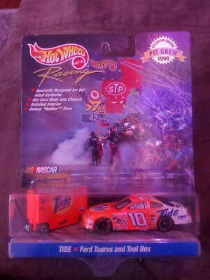 Hot Wheels Pro Racing Pit Crew Ricky Rudd # 10 Tide car & Tool Box 1998 ...