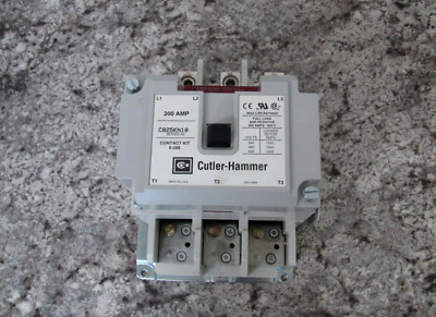 Cutler-Hammer C825KN10 Ser A2 200A 3P 600V / 120V Coil Contactor Free ...