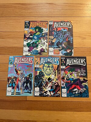 AVENGERS #294 #295 #296 #297 #298 J. BUSCEMA ART MARVEL 1988 z | eBay