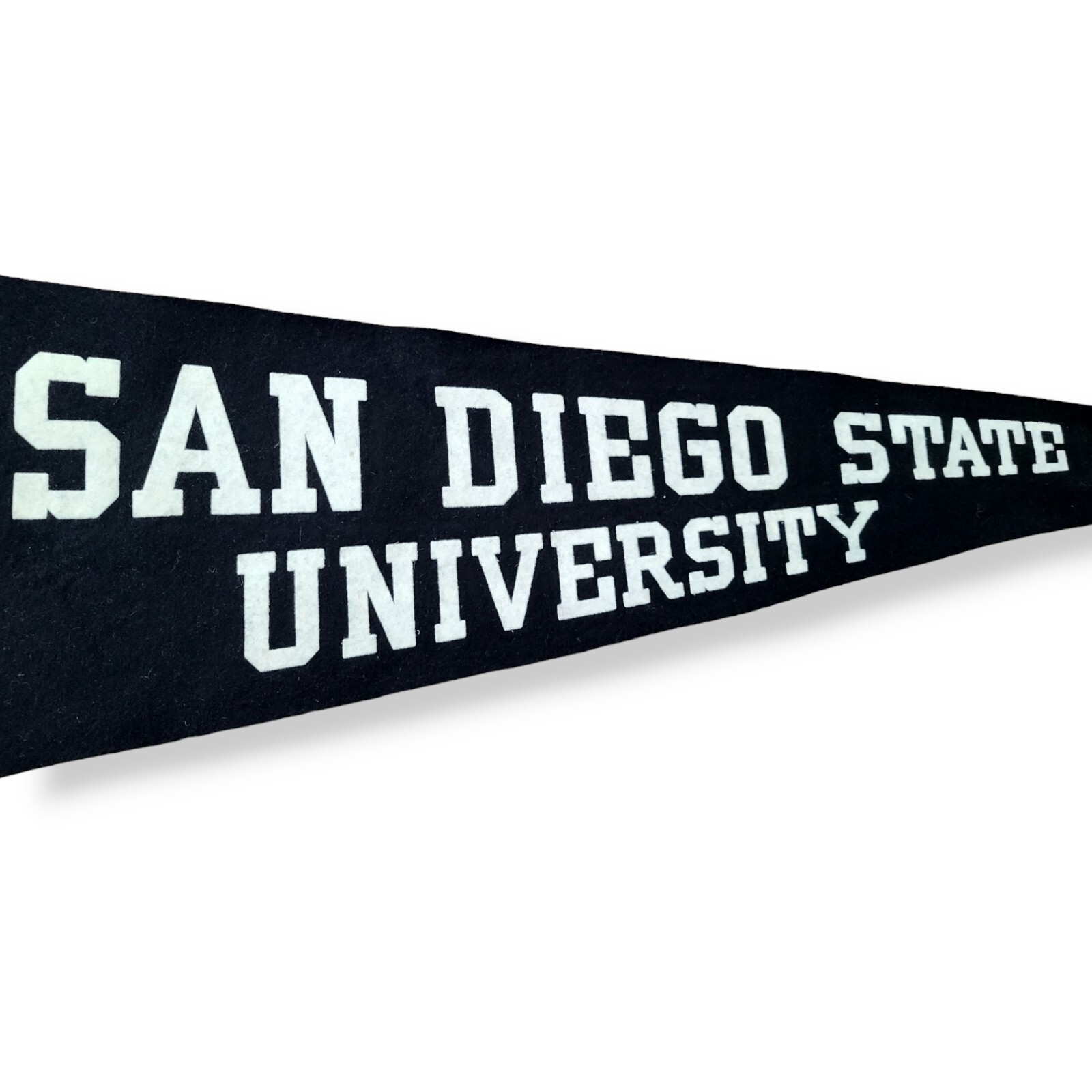 Vintage San Diego State University Aztecs Pennant Felt Banner Flag ...