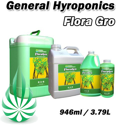 General Hydroponics Flora Gro Hydroponic Grow Nutrients 946ml/3.79L | eBay