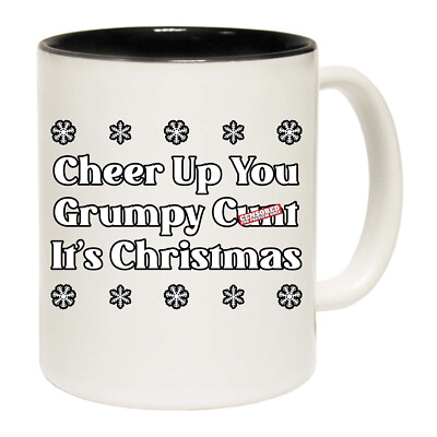 Cheer Up Grumpy Its Christmas - Funny Novelty Coffee Mug Mugs | eBay ...