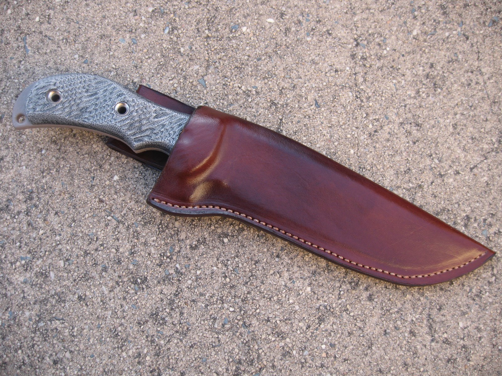 Busse Swamp Rat INFI RATWEILER Custom Molded Leather Knife Sheath BROWN ...