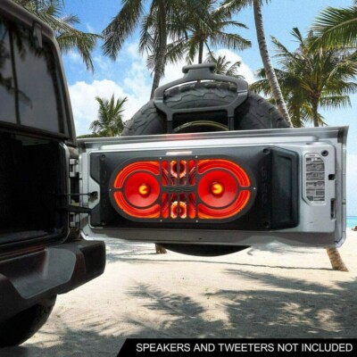 DS18 JMID JEEP WRANGLER JK JKU JL 2007-2019 TAILGATE LOUD SPEAKER ...