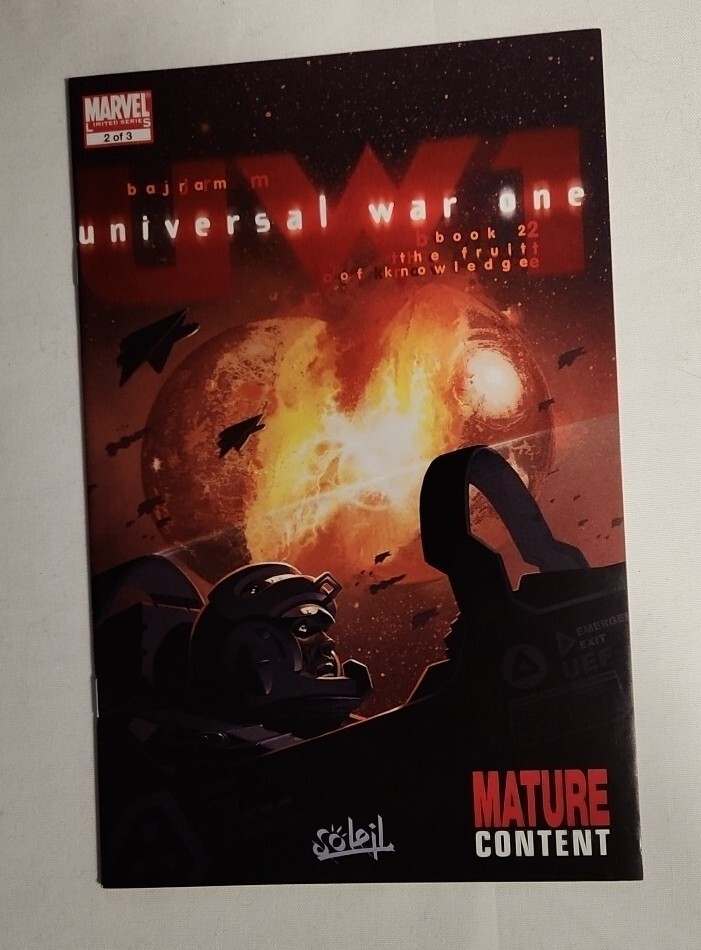 UNIVERSAL WAR ONE. COMPLETE MARVEL LIMITED SERIES #1 - #3 (2008 ...