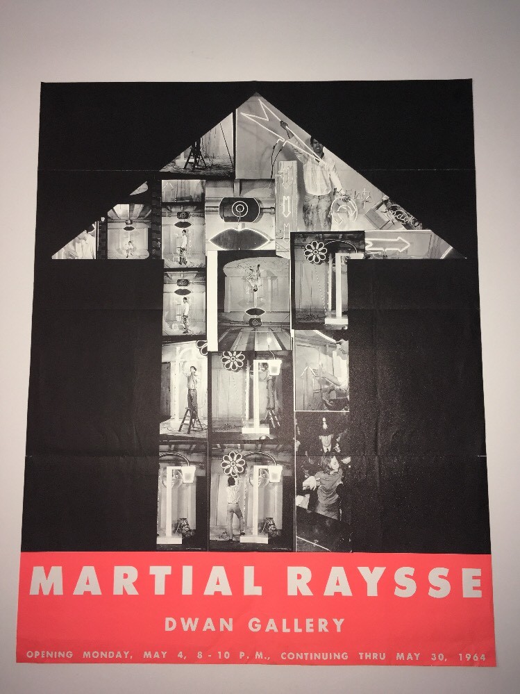 MARTIAL RAYSSE ORIGINAL POSTER DWAN GALLERY 1964 | eBay