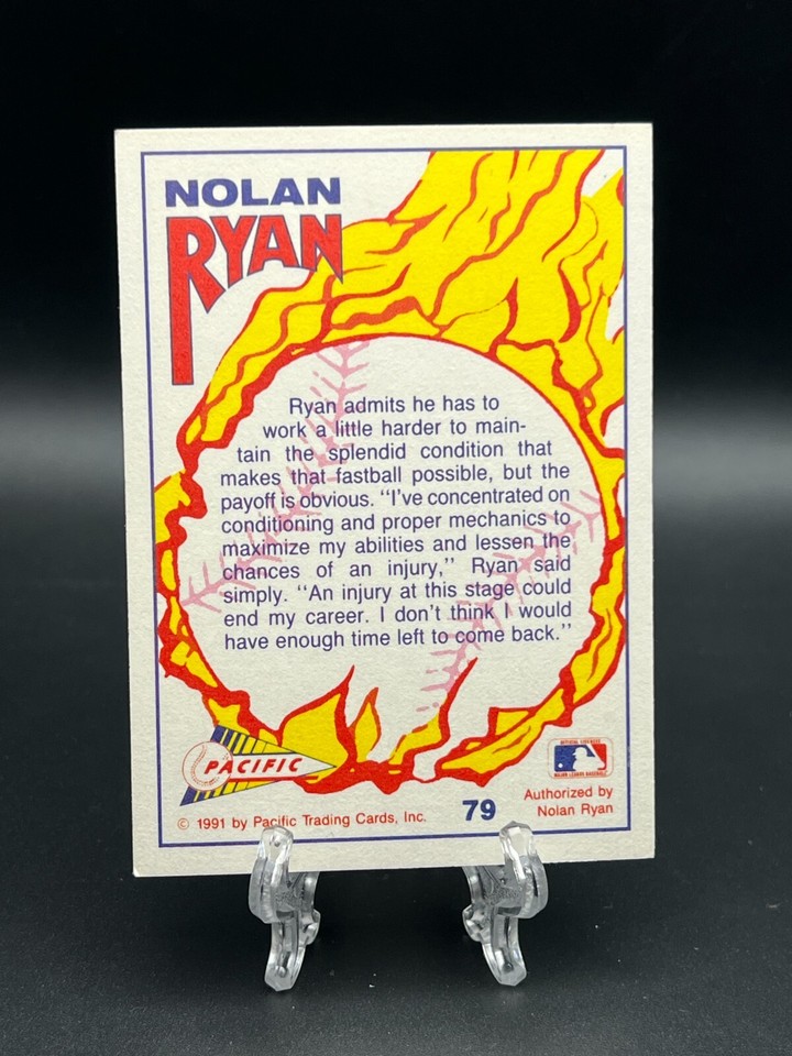 Nolan Ryan 1991 Pacific Nolan Ryan Texas Rangers #79 Baseball Card | eBay