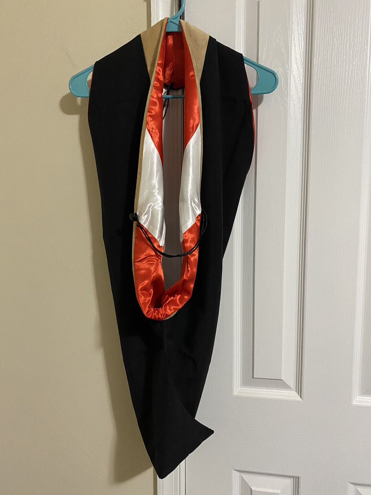 Graduation Bachelor Hood for Business, Drab-red/white, New | eBay