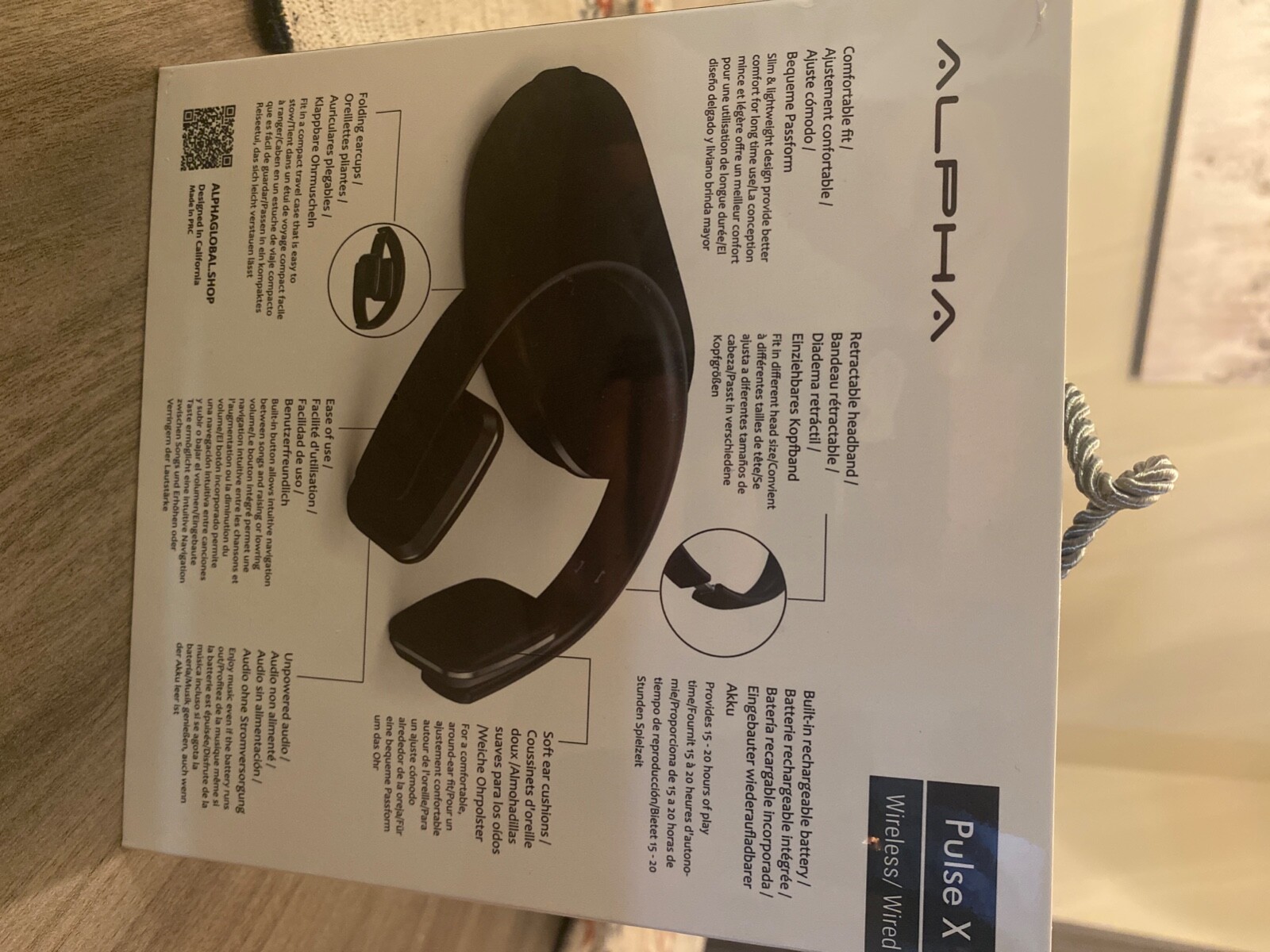 Alpha Pulse X wireless/Wired Headphones | eBay