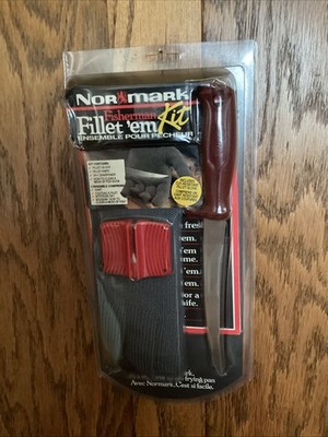 Vintage Normark KT-126FG Fisherman Fillet 'em Kit Knife, Sharpener ...