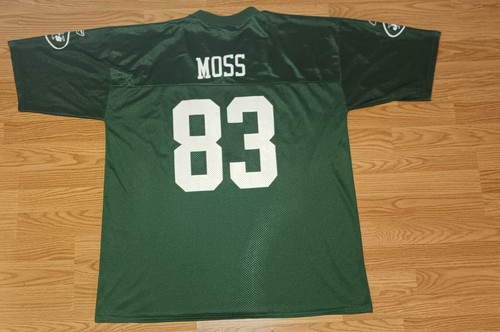 New York Jets Santana Moss Jersey Men's Size 2XL Made By NFL/ REEBOK ...