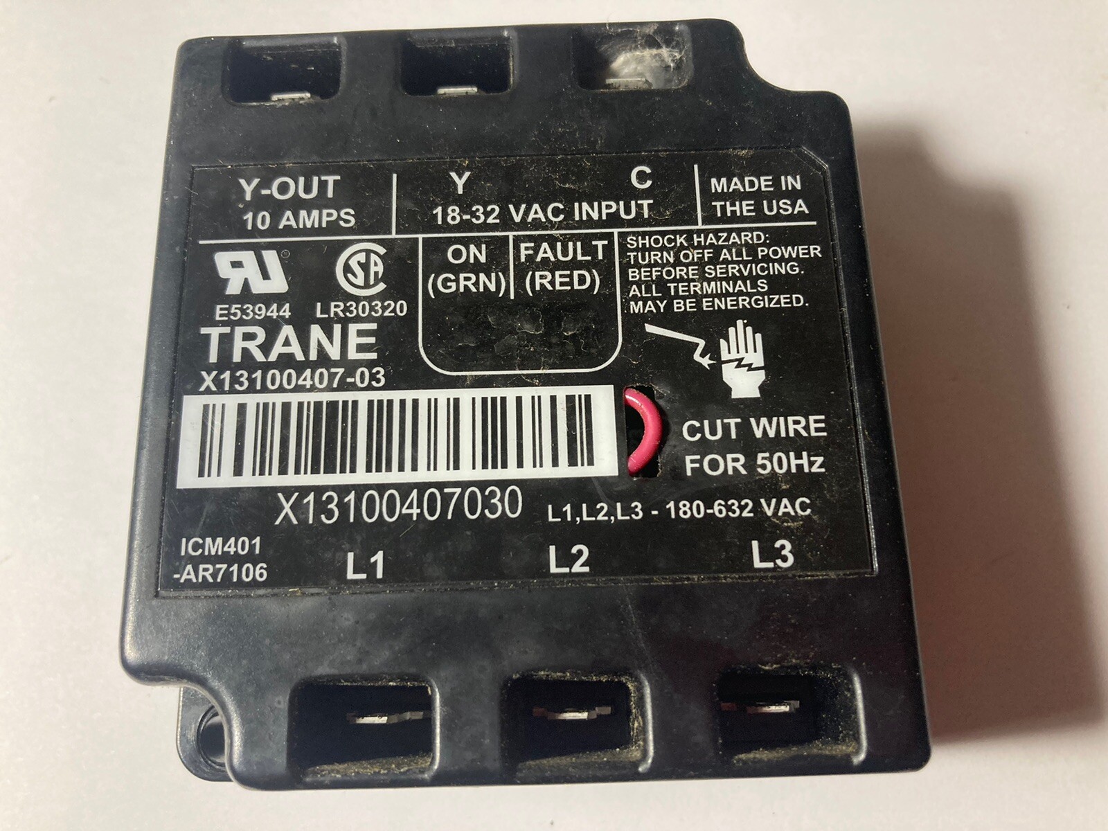 Trane X13100407-03 X13100407030 Phase Monitor Control for sale online ...