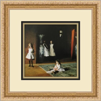 John Singer Sargent The Daughters of Edward D. Boit Custom Framed Print ...