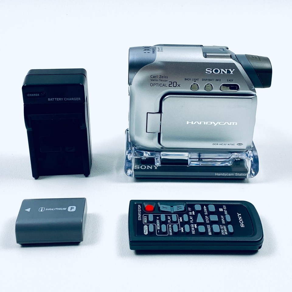 Sony Handycam Mini DV DCR-HC32 Camcorder Bundle w/ Box (CIB) Tested ...