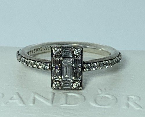 Pandora Luminous Ice Ring Sterling Silver 925 ALE 197541CZ - Size 50 ...