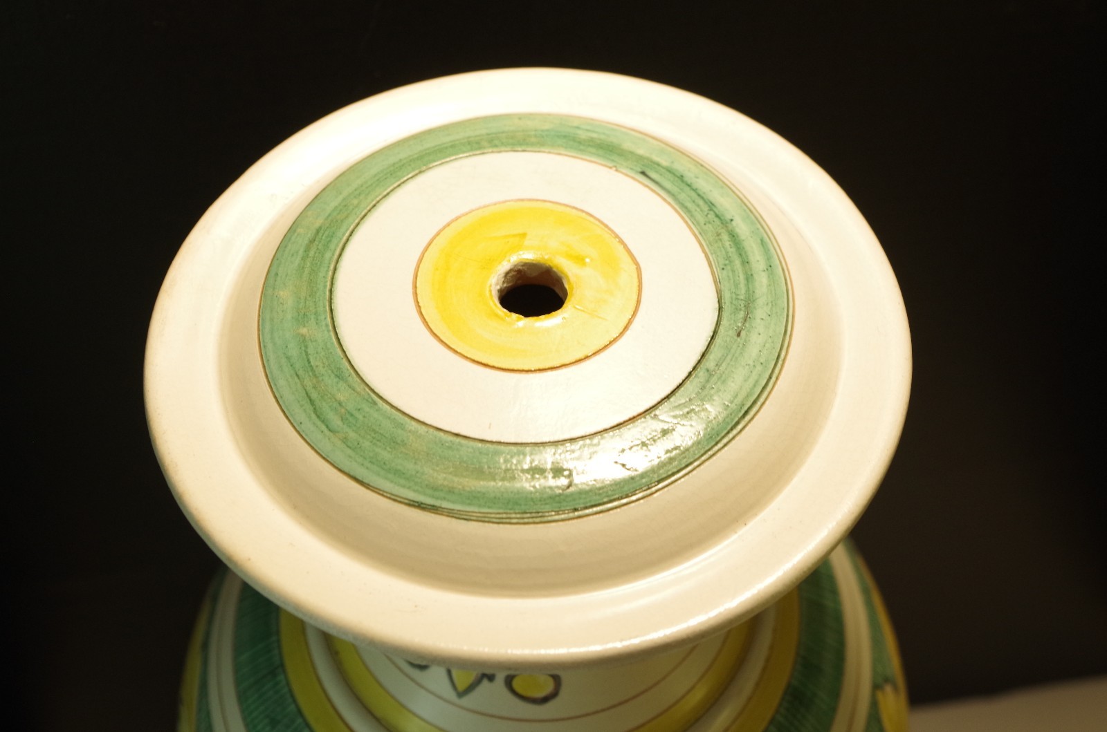 DERUTA POTTERY ITALY 20" LAMP LAMP BASE RENAISSANCE STYLE NOS VINTAGE ...